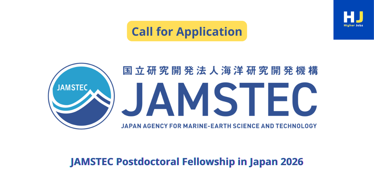 JAMSTEC Postdoctoral Fellowship in Japan 2026 | HigherJobz